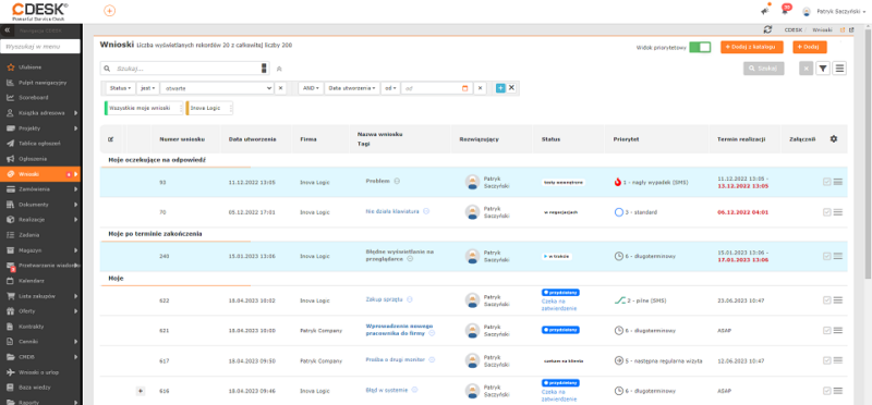 CDESK automatyzuje procesy firmowe - ITwiz